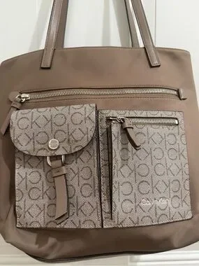 Calvin Klein | Bags | Calvin Klein Large Rossa Tote Bag | Poshmark